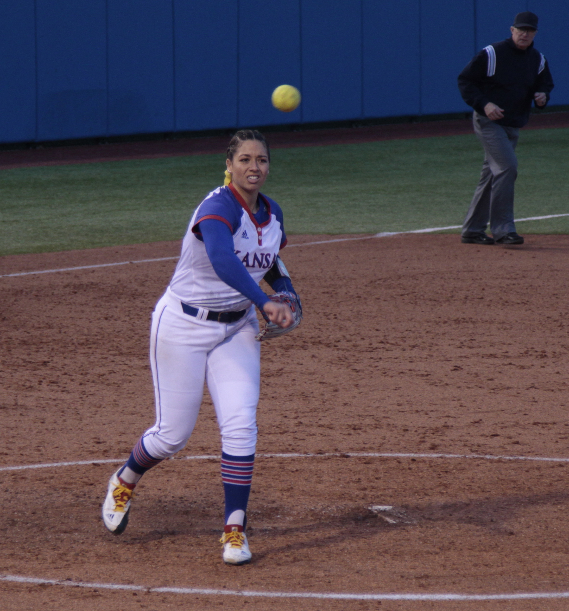 KU softball tops UMKC in Rock Chalk Challenge opener | News, Sports ...